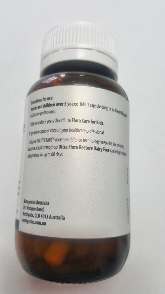 Ultra Flora Restore Dairy Free – 30 Capsules – Dynamic Nutrition