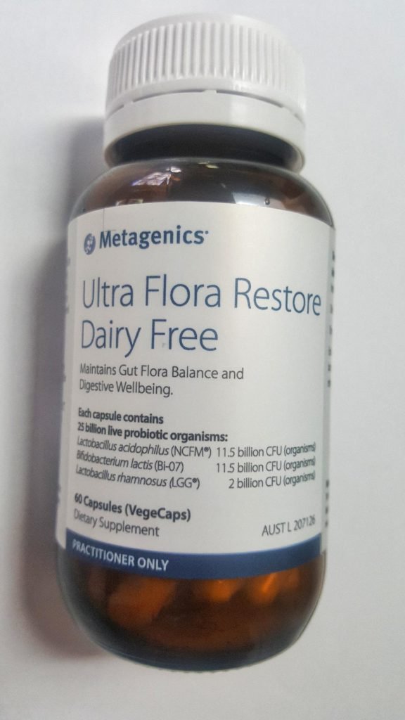 Ultra Flora Restore Dairy Free – 60 Capsules – Dynamic Nutrition